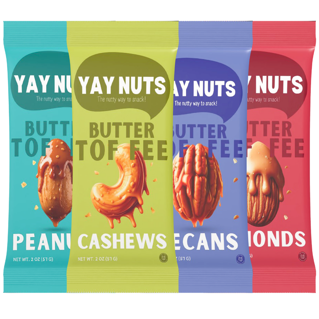 Yay Nuts Sampler Pack 4 - Flavors