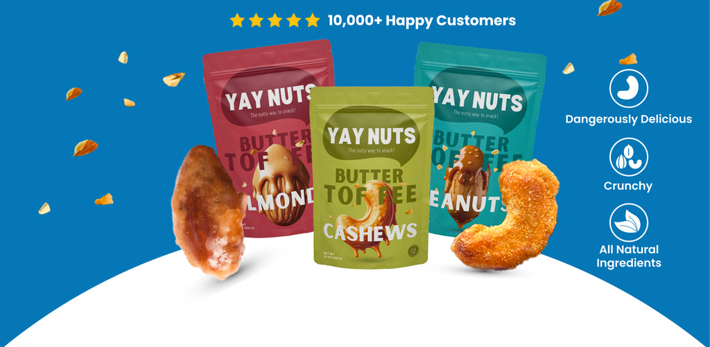 Yay Nuts: Premium Nut Snacks – Nutritious & Delicious!